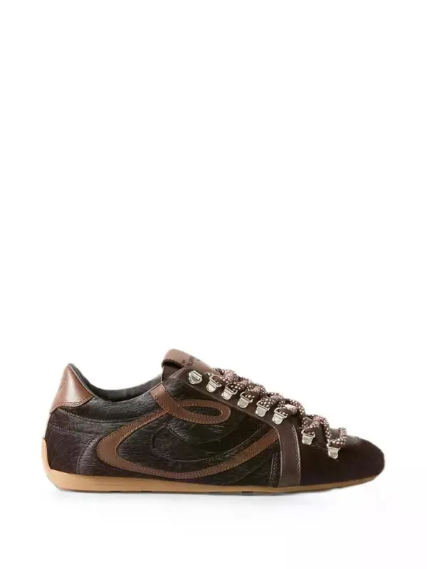 Claudie Pierlot Flat Trainer With Outdoor Design And Graphic Signature