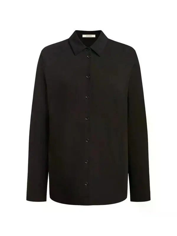 12 STOREEZ Long-sleeve Shirt - Black