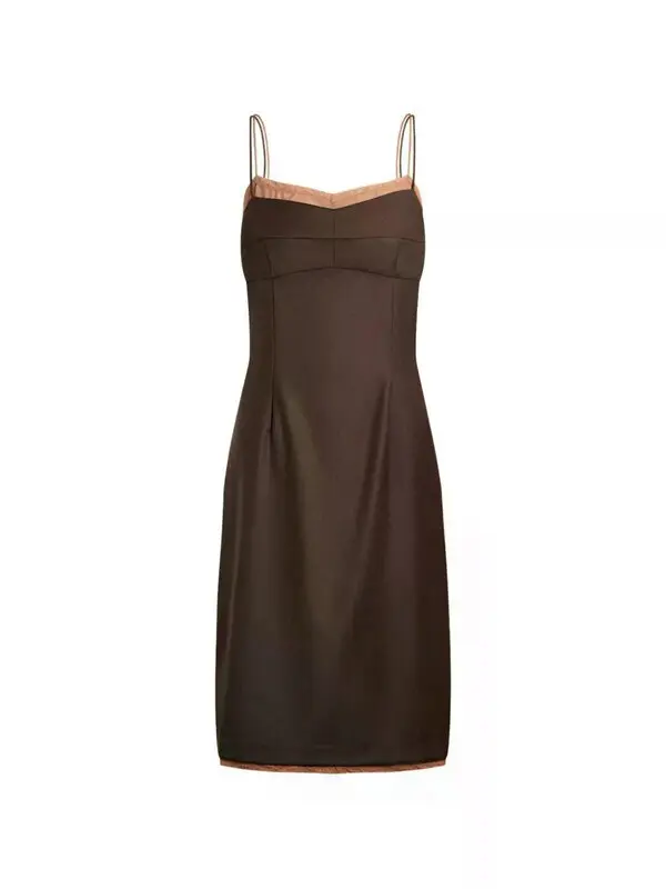 12 STOREEZ Lace-trim Mini Dress