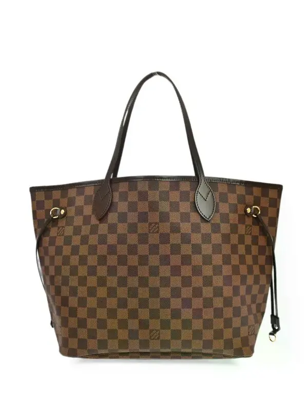 LOUIS VUITTON 2013 Mm Neverfull Damier Ebène Tote Bag