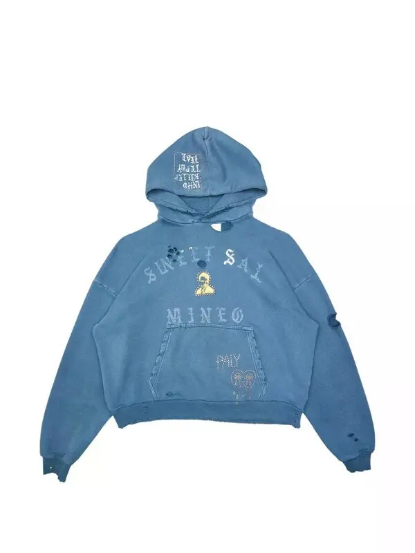PALY Distressed Graphic Hoodie