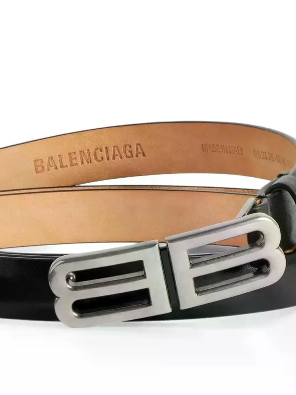 Balenciaga Bb Leather Belt