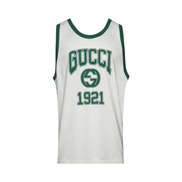 Gucci Jersey Tank Top 'sunlight/green