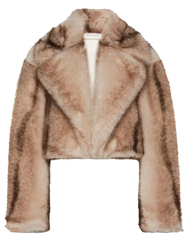 Sportmax Short Jacket In Furry Jersey