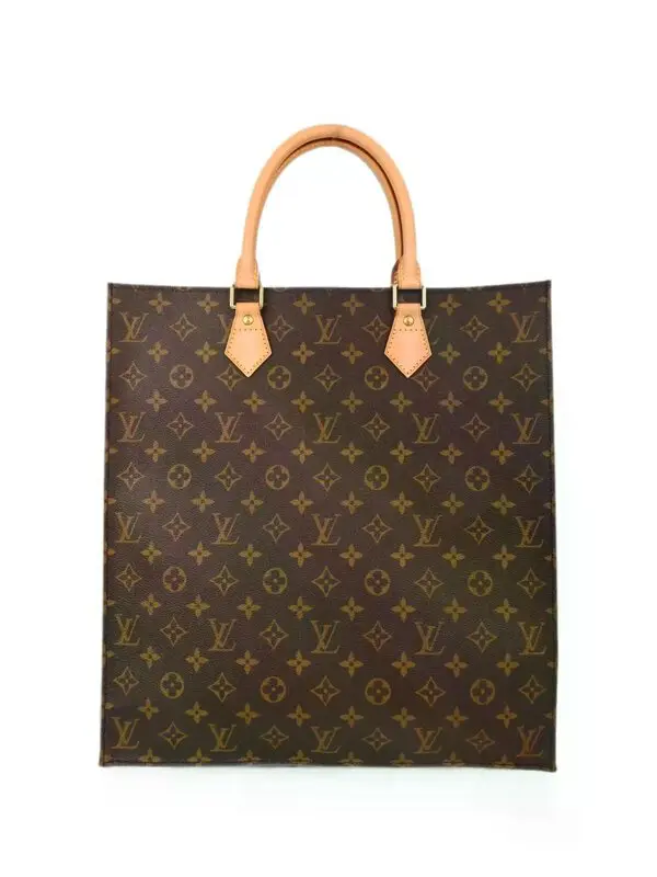 LOUIS VUITTON 2007 Monogram Sac Plat Tote Bag