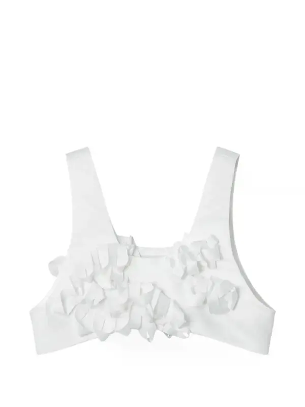 ENFOLD Ruffled Cropped Top