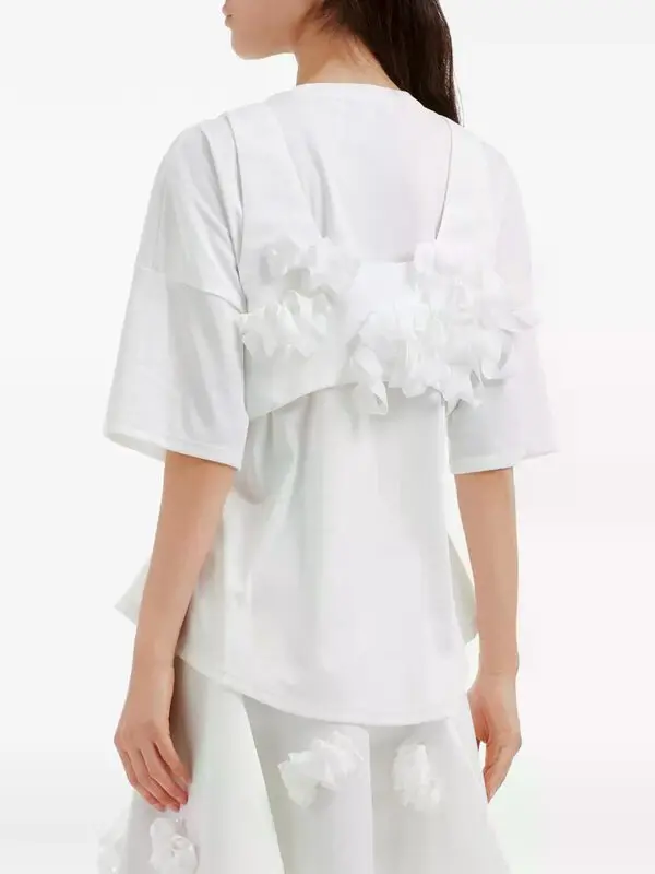 ENFOLD Ruffled Cropped Top