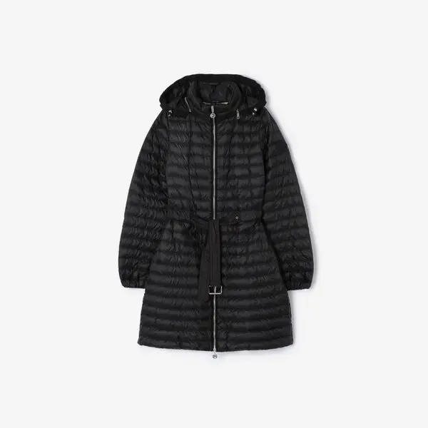 Burberry Nylon Amberley Puffer Coat