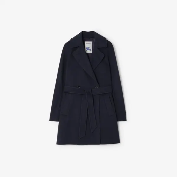 Burberry Short Belted Cashmere Coat
