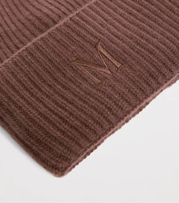 Max Mara Cashmere Monogram Beanie