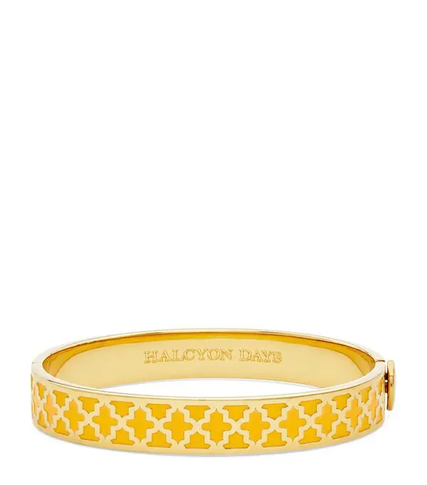 Halcyon Days Gold-plated Agama Bangle