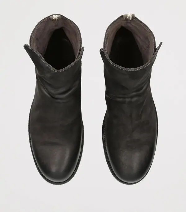 Officine Creative Suede Bulla Ankle Boots