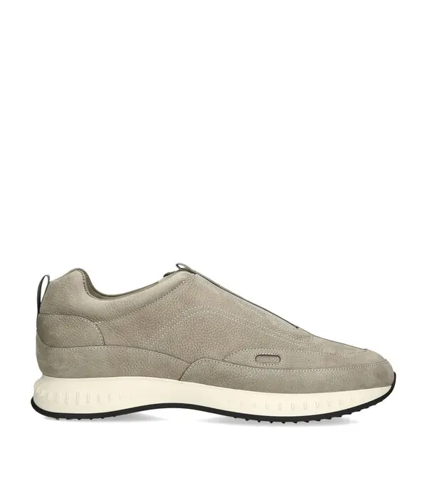 John Lobb Leather Stream Laced Sneakers