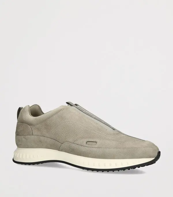John Lobb Leather Stream Laced Sneakers
