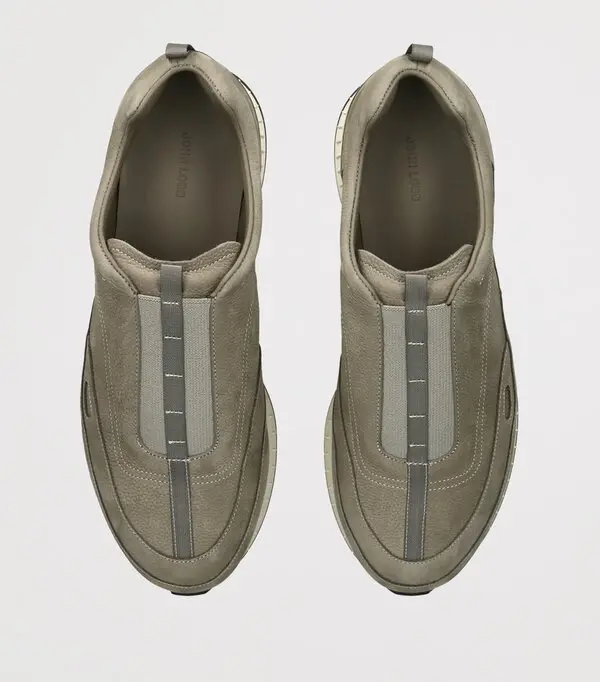 John Lobb Leather Stream Laced Sneakers