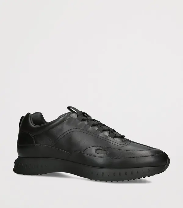 John Lobb Leather Stream Laced Sneakers