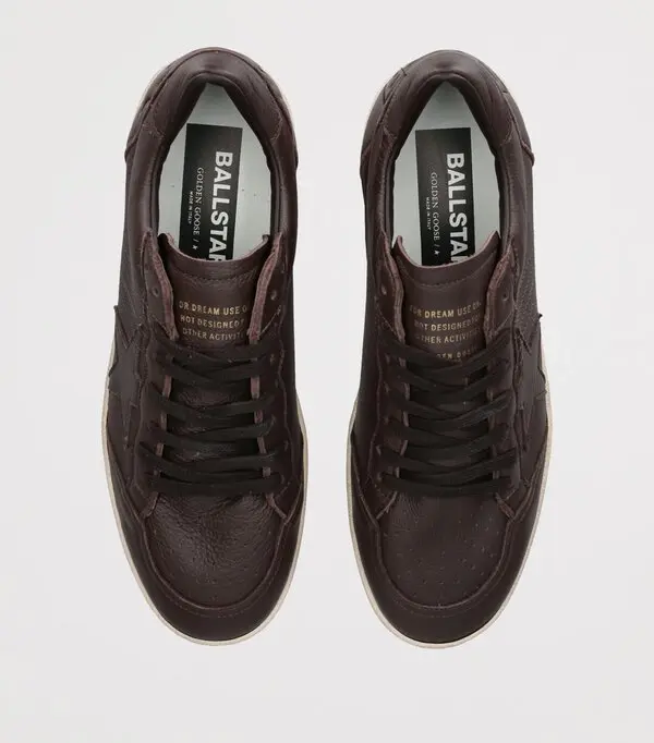 GOLDEN GOOSE Leather Ball Star Sneakers