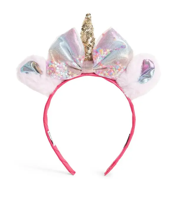 BILLIEBLUSH Sequin Unicorn Headband - Pink