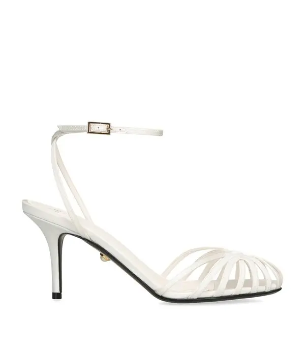 ALEVI MILANO Satin Blake Heeled Sandals 75