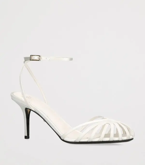 ALEVI MILANO Satin Blake Heeled Sandals 75