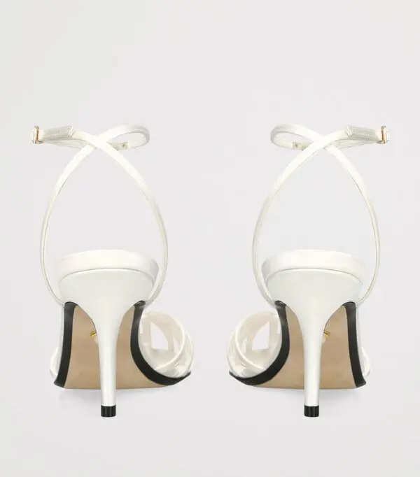ALEVI MILANO Satin Blake Heeled Sandals 75