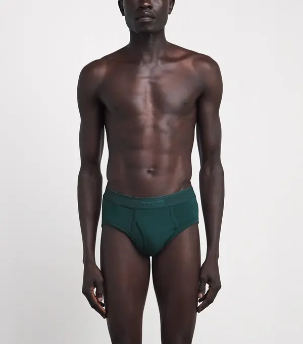 TOM FORD Stretch-cotton Logo Briefs