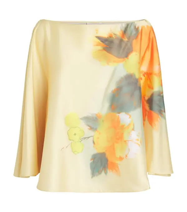 Cinq À Sept Watercolour Floral Carole Top