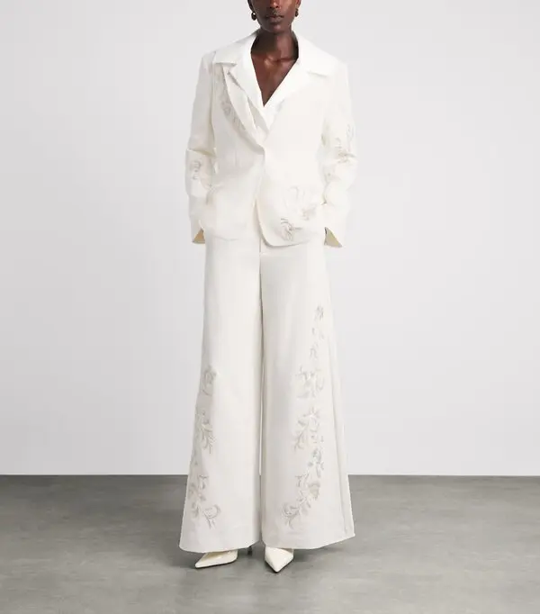 Cinq À Sept Rococo Embroidered Blazer