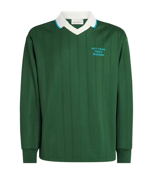Drole De Monsieur Slogan Polo Shirt