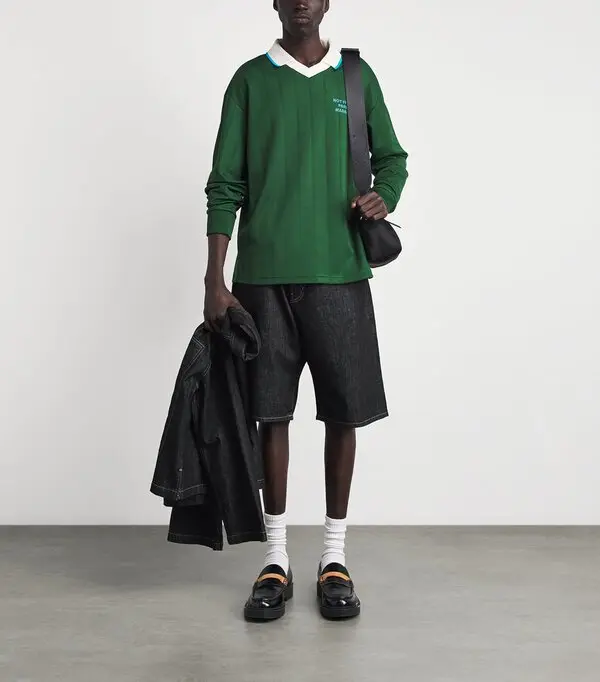 Drole De Monsieur Slogan Polo Shirt