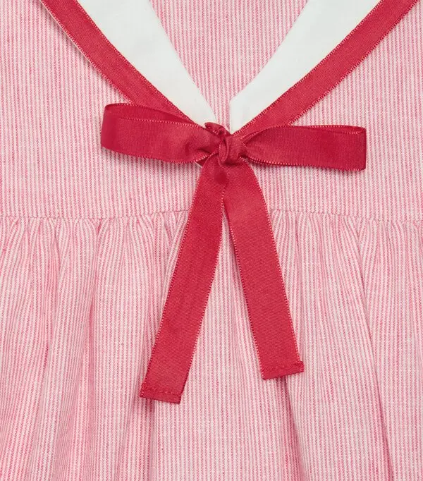 Pepa London Stripe Mariner Collar Playsuit