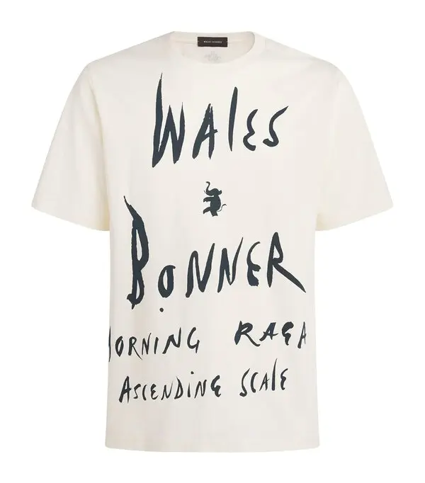WALES BONNER Cotton Raga T-shirt