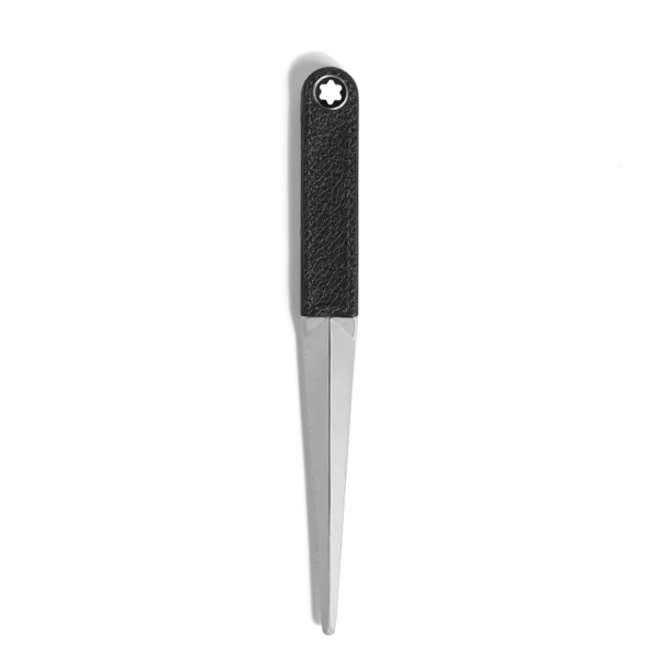 Montblanc Letter Opener With Grain Leather Handle