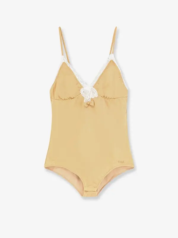 Chloé Body With Lace Details - Multicolor