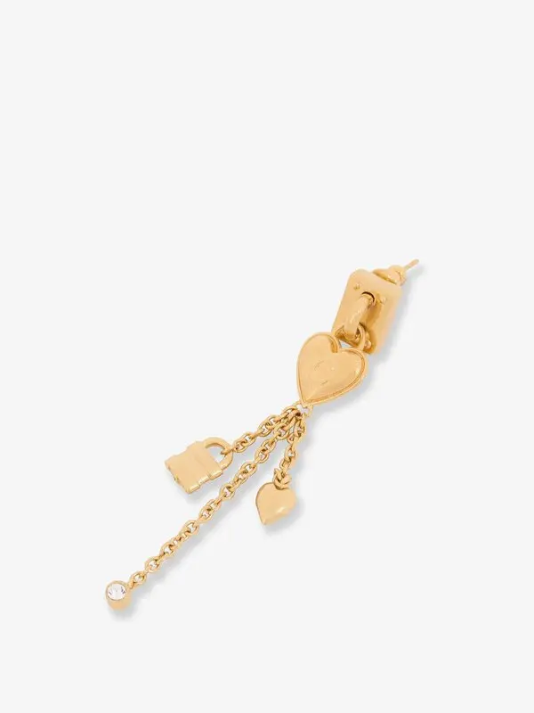 Chloé Paddington Brass Earrings With Pendants - Multicolor