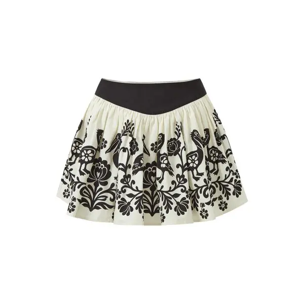 PECANPEPPERPELICAN Shadow Garden Mini Skirt