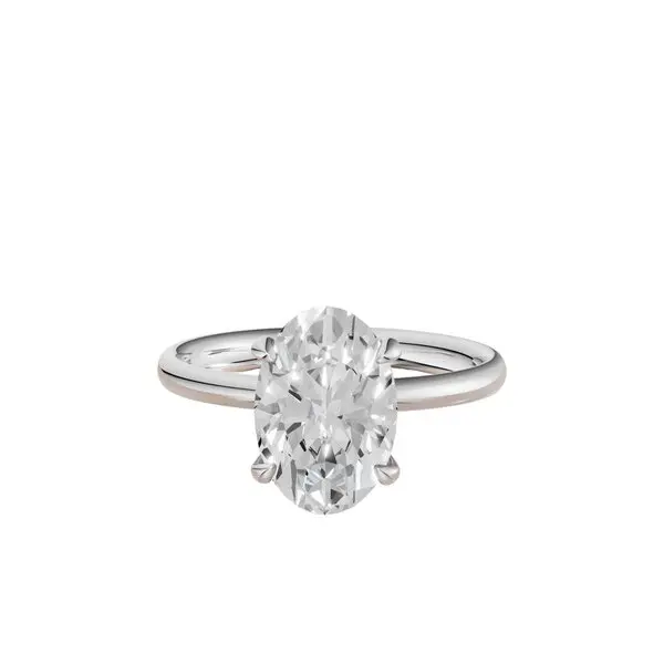 AYA FINE JEWELRY 1.75 Ct Oval Lab Grown Diamond Solitaire Engagement Ring In 14kt Gold - White