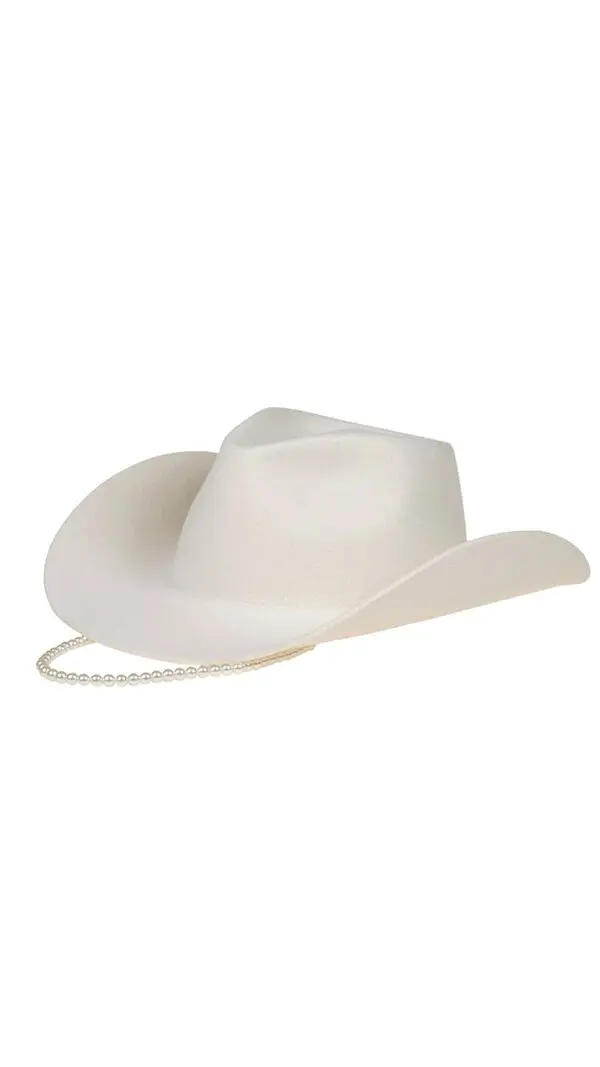 LE TRAP Toulouse Cowboy Hat With Removable Necklace