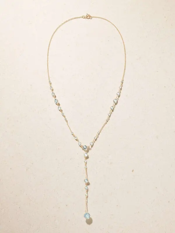 Jia Jia 18-karat Gold And Topaz Necklace