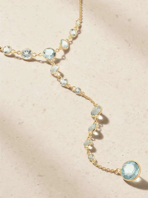 Jia Jia 18-karat Gold And Topaz Necklace