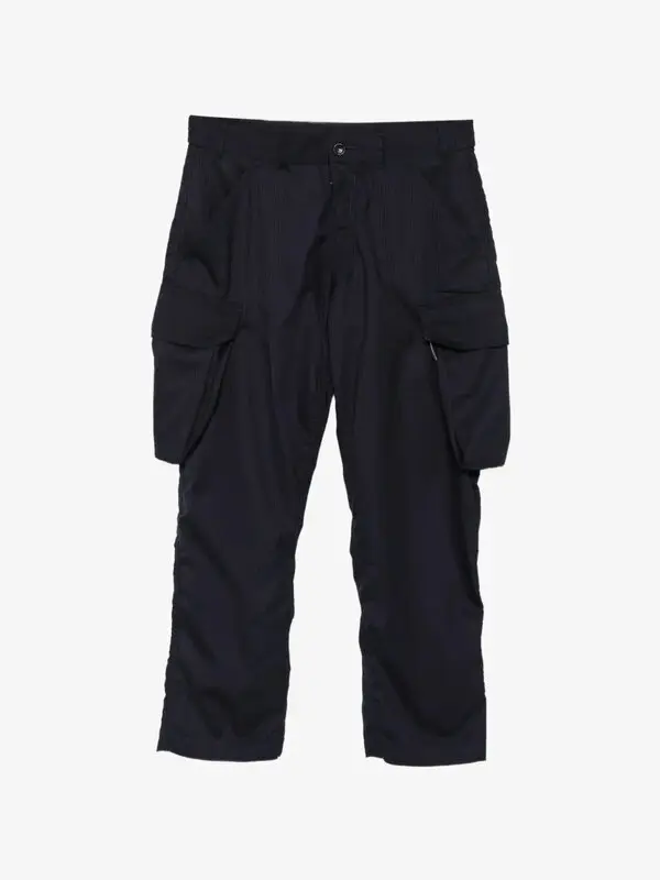Comme Des Garçons Woven Tailored Pants - Navy