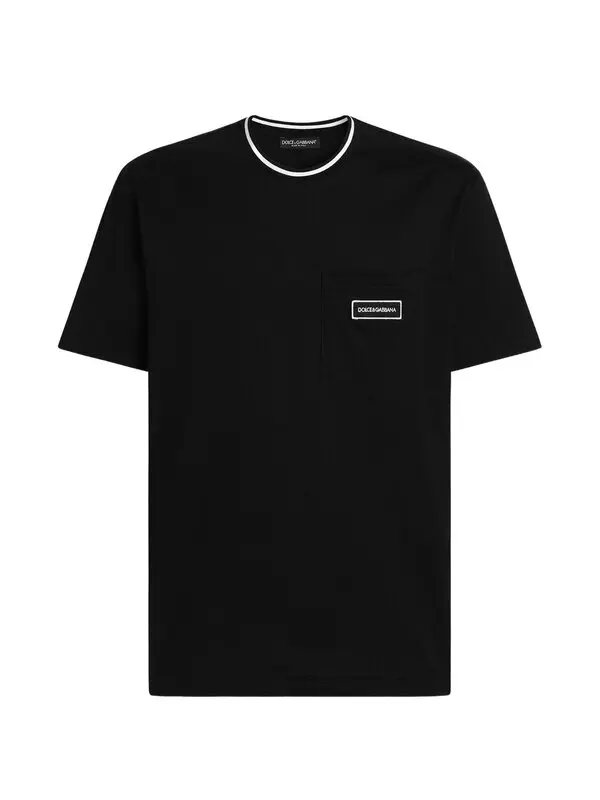 Dolce & Gabbana Short Sleeve Crew Neck T-shirt - Nero