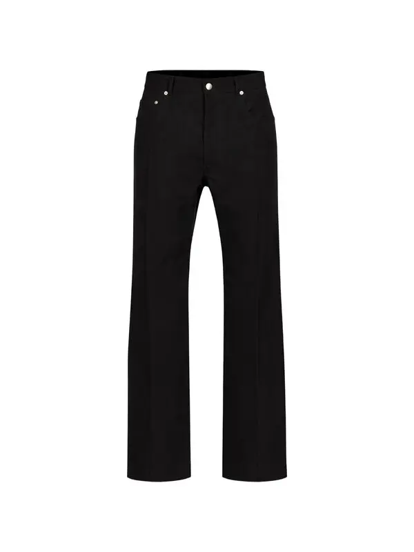 Rick Owens Low-rise Loose-fit Wool Trousers