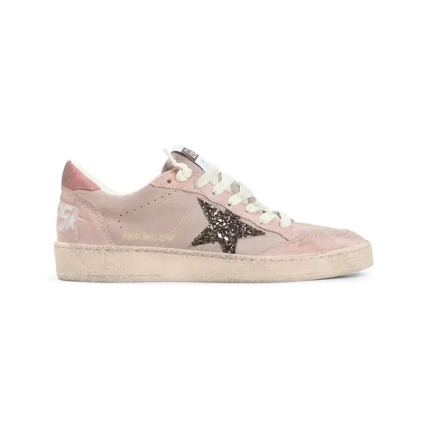 GOLDEN GOOSE Ball Star Glitter-patch Sneakers For