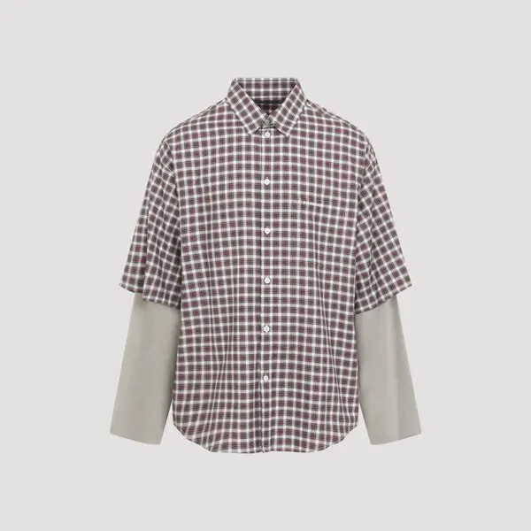 Balenciaga Wrong Sleeve Cotton Shirt For