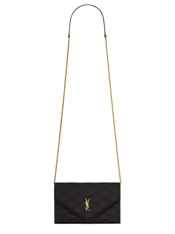 Saint Laurent Mini Quilted Shoulder Bag With Cassandre Detailing