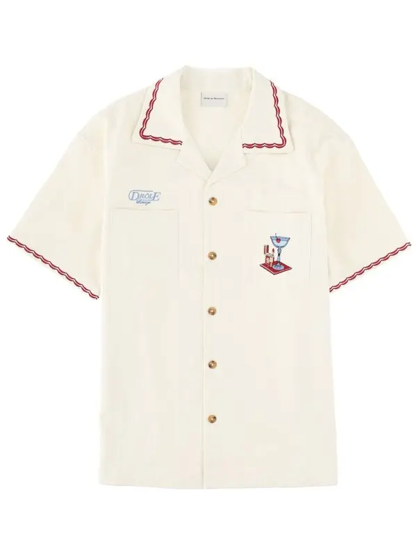 Drole De Monsieur Relaxed-cut "cocktail" Shirt