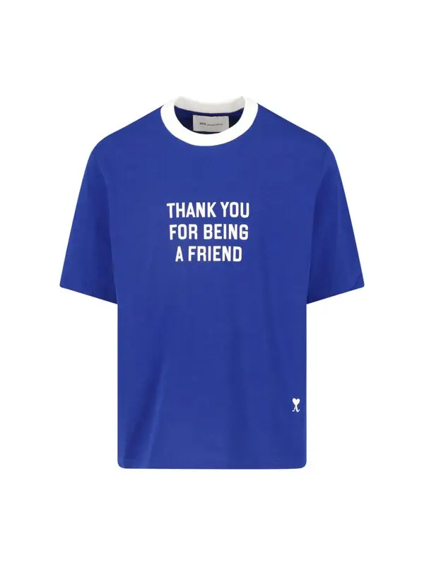 AMI Paris 100% Cotton Classic T-shirt