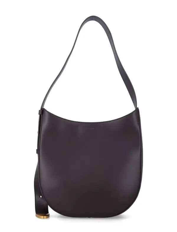 SESSUN Leather Shoulder Bag - Dark Brown