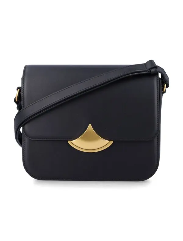 SESSUN Cowhide Leather Shoulder Bag - Nero